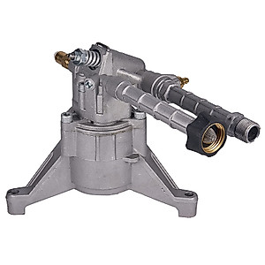 Mikatesi 7/8" Shaft Vertical Pressure Washer Pump 2600-3000 PSI @2.5 GPM OEM & Power Washer Pump Replacement with Troy Bilt SRMW22G26-EZ Craftsman AR Front Inlet/Outlet