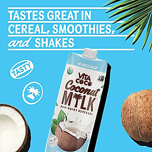 Vita Coco Coconut Milk, Dairy-Free, Gluten-Free - 33.8 Fl Oz, Pack of 6