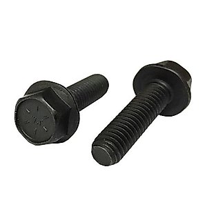 (8) 3/8-16x3/4 Grade 8 Hex Flange Bolts Frame Cap Screws Phos & Oil