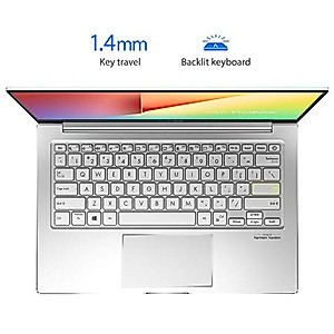 ASUS VivoBook S13 Thin and Light Laptop, 13.3 FHD Display, Intel Core i5-1035G1 CPU, 8GB LPDDR4X RAM, 512GB PCIe SSD, Windows 10 Home, Fingerprint Reader, Dreamy White, S333JA-DS51-WH (Renewed)