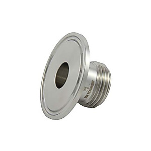 Brewers Hardware 1.5" Tri Clover Compatible X Garden Hose Thread Adapter (3/4" Male Garden Hose)