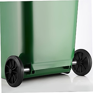 STOBAZA 1 Set Trash Can Spare Parts Dolly Tires Furniture Wheels Dolly Cart Plastic Wheels Replacement for Trash Can Garbage Can Waste Container Dollies Pulley To Rotate Base