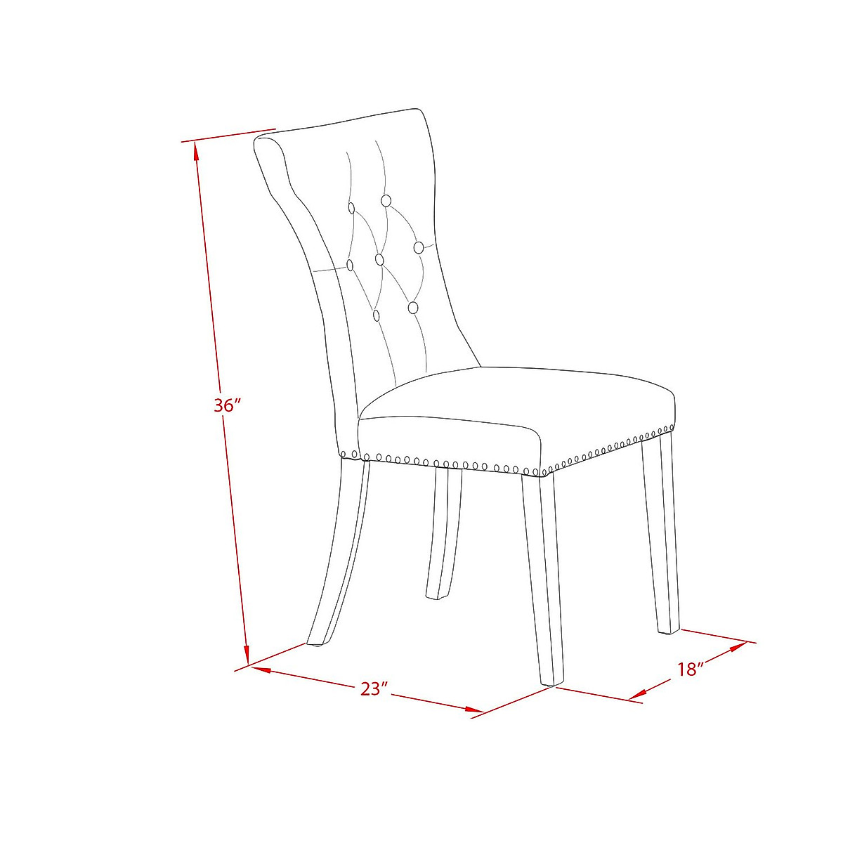 HomeStock Farmhouse Fresh 3-Pc Rectangular Drop Leaves Dining Table Set Included A Kitchen Table & 2 Kitchen Chairs, Doeskin Linen Fabric Parson Chairs Seat with Rubber Wood Legs, Linen White Finish