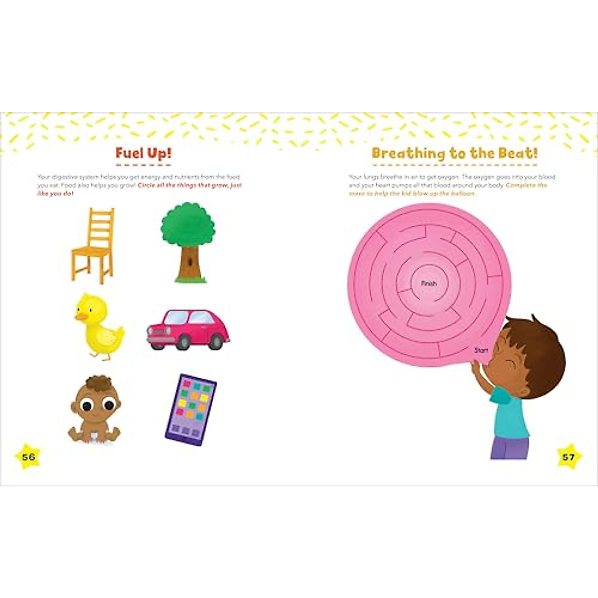 Human Body Preschool Activity Book: Hands-On Learning with Mazes, Coloring, and More!