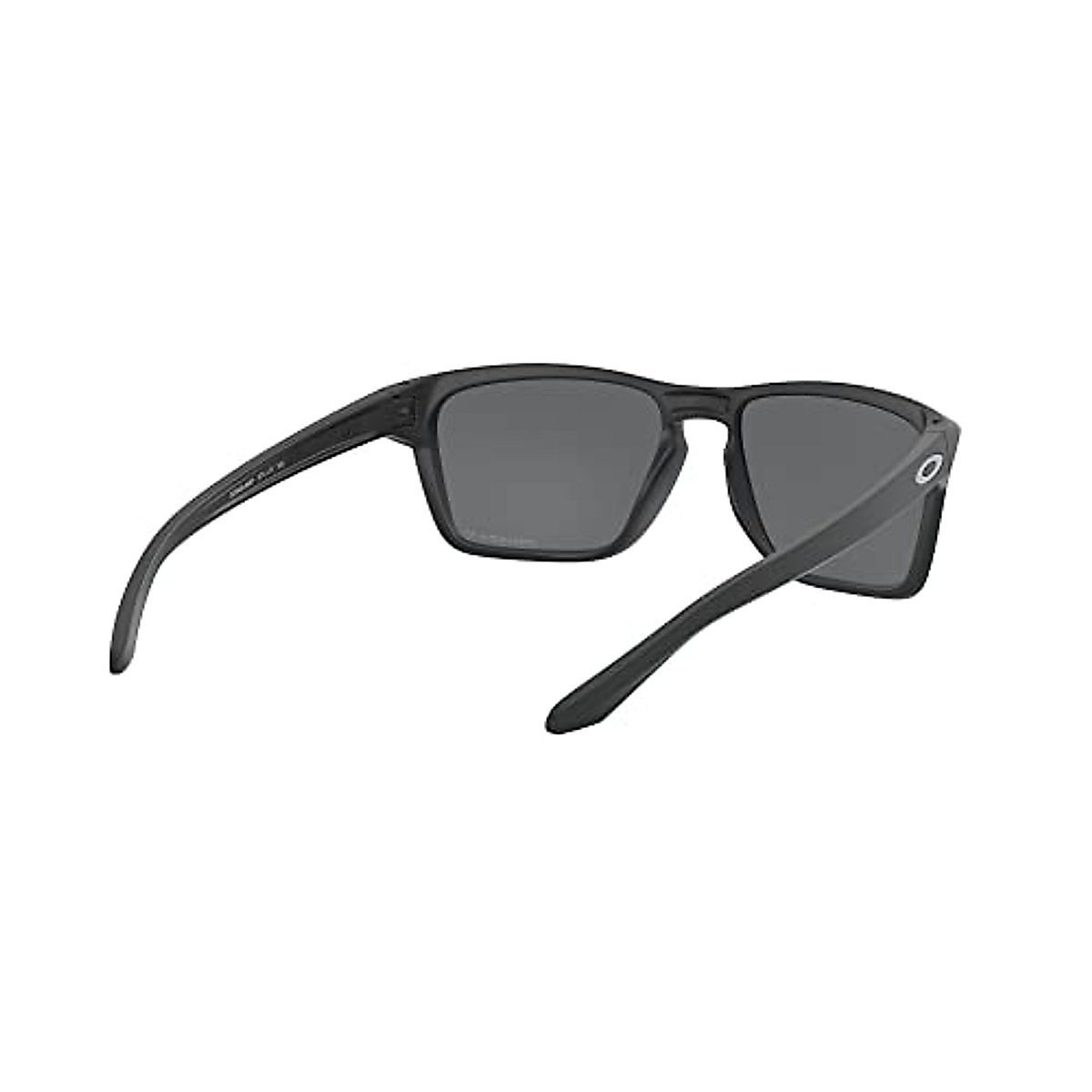 Oakley Men's OO9448 Sylas Rectangular Sunglasses, Matte Black/Prizm Black Polarized, 57 mm