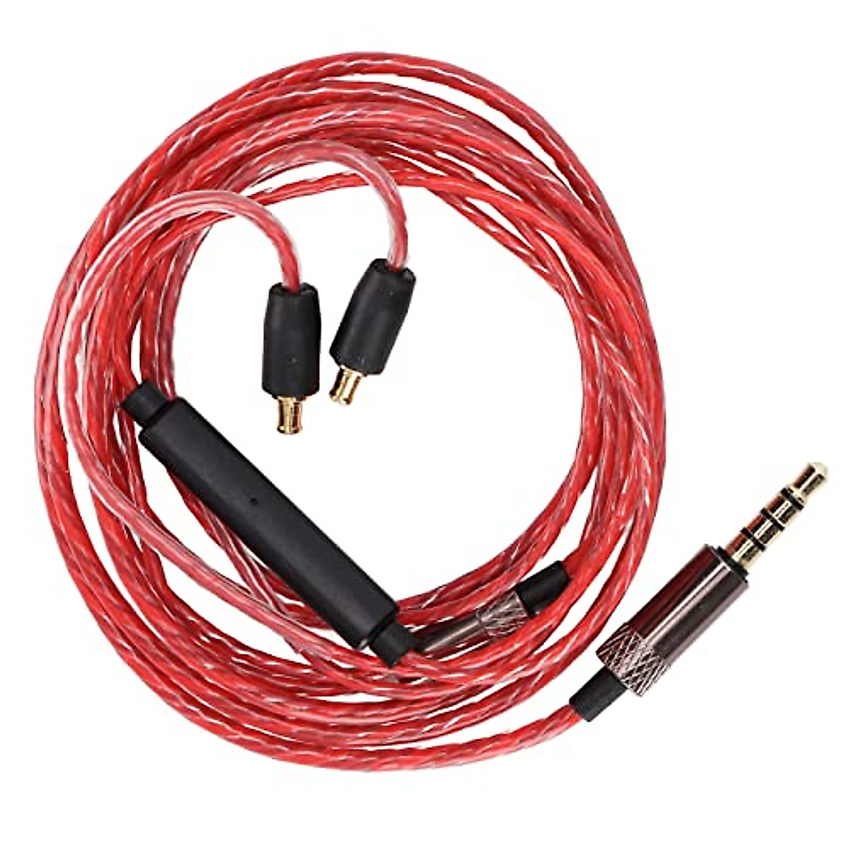 Earphone Cable, Strong Corrosion Resistance Ergonomic Audio Cord for CKR90 CKR100 LS50 LS70 for E50 E70 LS200 LS300 LS400