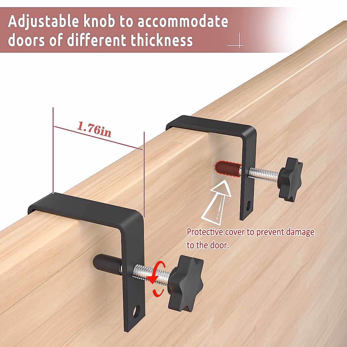 X-cosrack 9-Tier Over The Door Towel Rack for Bathroom Adjustable Door Hooks Towel Rack Over The Door Towel Holder for Bathroom Wall Mounted Towel Holder Over The Door Organizer Towel Storage -Black