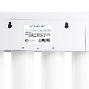 Aquasure 64,000 Grains Whole House Water Filter Bundle with Automatic Digital Metered Control Softener and 75 GPD RO Reverse Osmosis Drinking System | Removes Hardness | Ideal for 4-6+ bathrooms