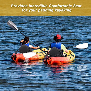 HLOGREE 1/2PCK Kayak Seats,Thicken Seat Cushion for Kayak,Padded Kayak Seat,Canoe Seats with Back Support,Kayak Replacement Parts,Kayak Seat Cushion,for Yak Ocean Sup Canoe,with Kayak Accessory