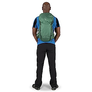 Osprey Skarab 30L Men's Hiking Backpack with Hydraulics Reservoir, Tundra Green, One Size