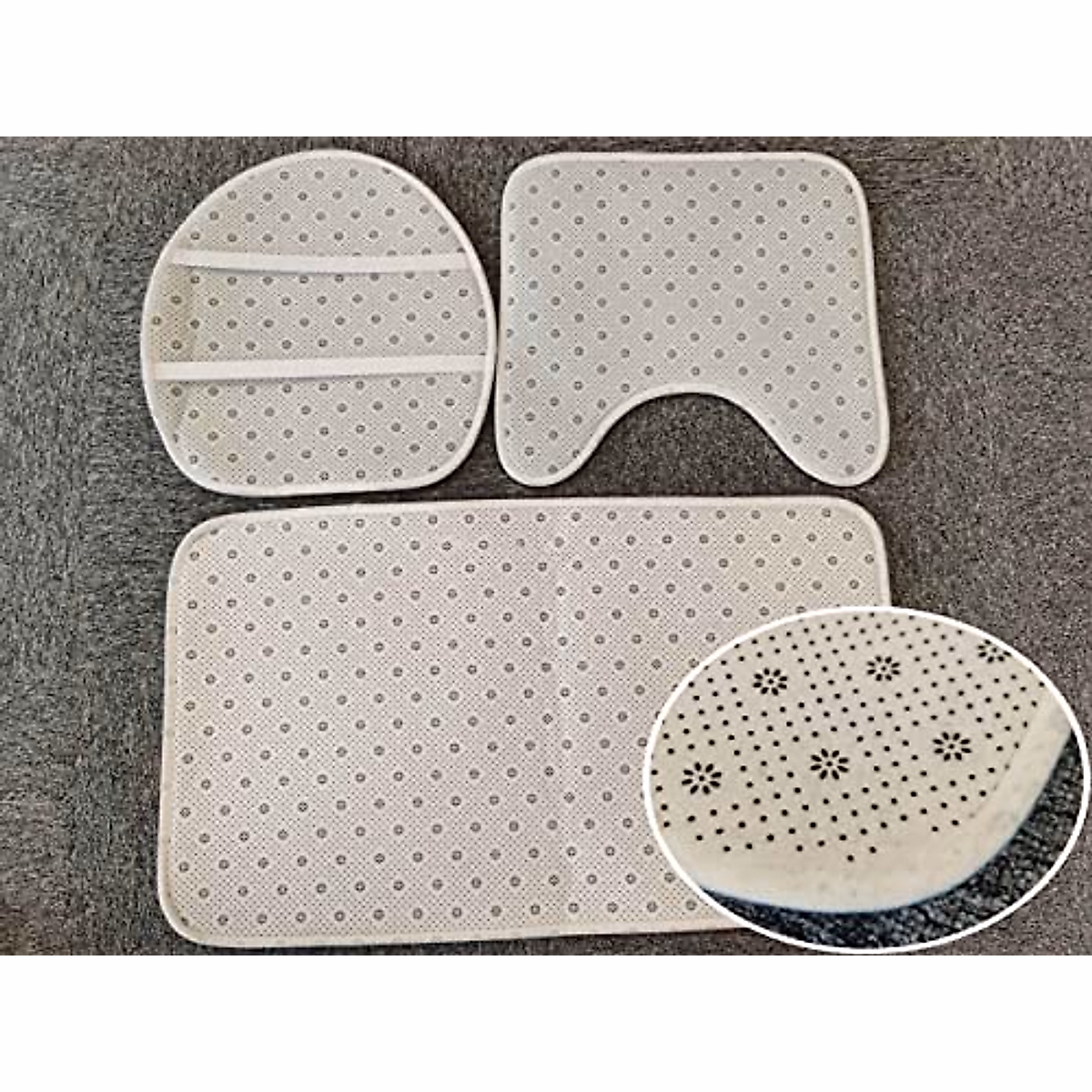 AXISRC 4 Pieces Snow Scene Shower Curtains Sets 3D Print Merry Christmas Rugs for Bathroom Bath Sets Home Textile Blue Bathroom Mat 71x71inches