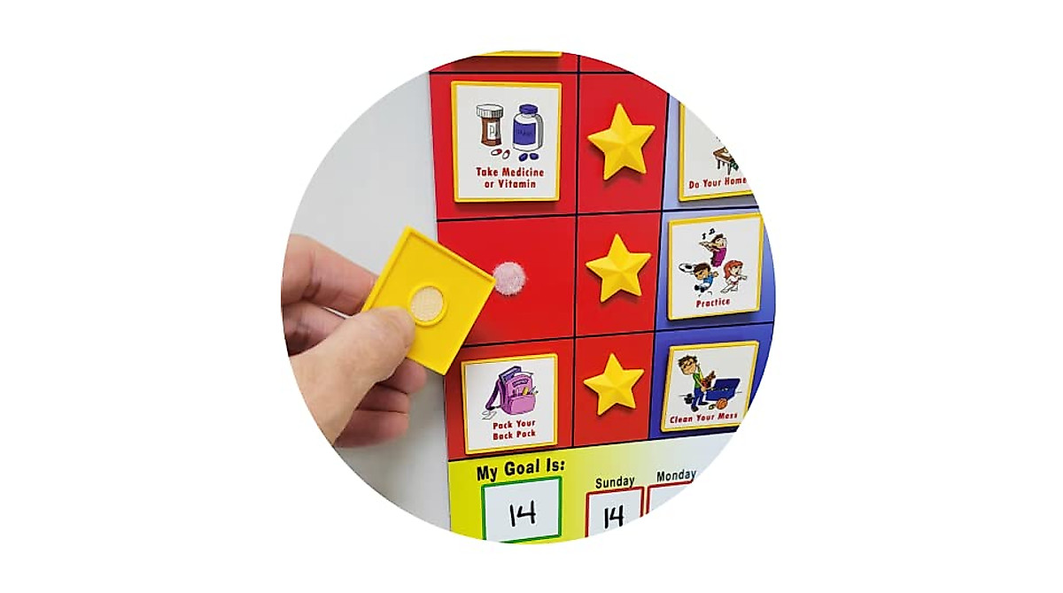 Kenson Kids Daily Checklist Chart for Responsible Kids