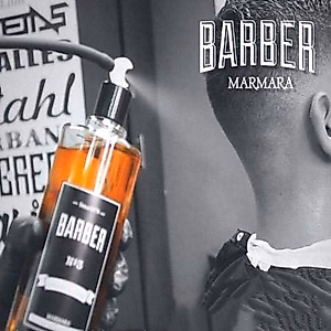 Marmara Barber Cologne - Best Choice of Modern Barbers and Traditional Shaving Fans Glass Bottle (500 ml, No3)