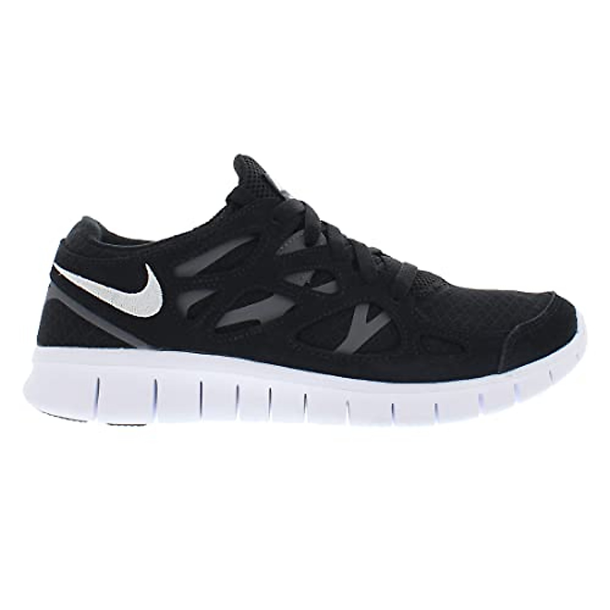 Nike Free Run 2 Unisex Shoes Size 7.5, Color: Black/White/Dark Grey