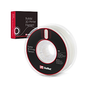 BUMAT ABS 3D Printer Filament, 1.75mm (Red), 1kg Spool (2.2lbs), Guaranteed Fresh, Dimensional Accuracy +/- 0.02mm, Tangle-Free, Fits Most FDM Printers [Risk-Free]