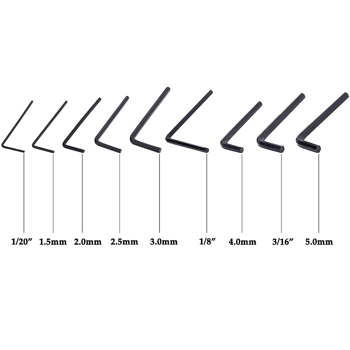 Meideal 13pcs Guitar Allen Wrench Set, Includes 4mm & 5mm Lengthened Truss Rod Allen Wrenches and 7mm & 8mm Truss Rod Hex Box Wrenches, for Guitar Bass Neck Bridge Nut Screw Adjustment