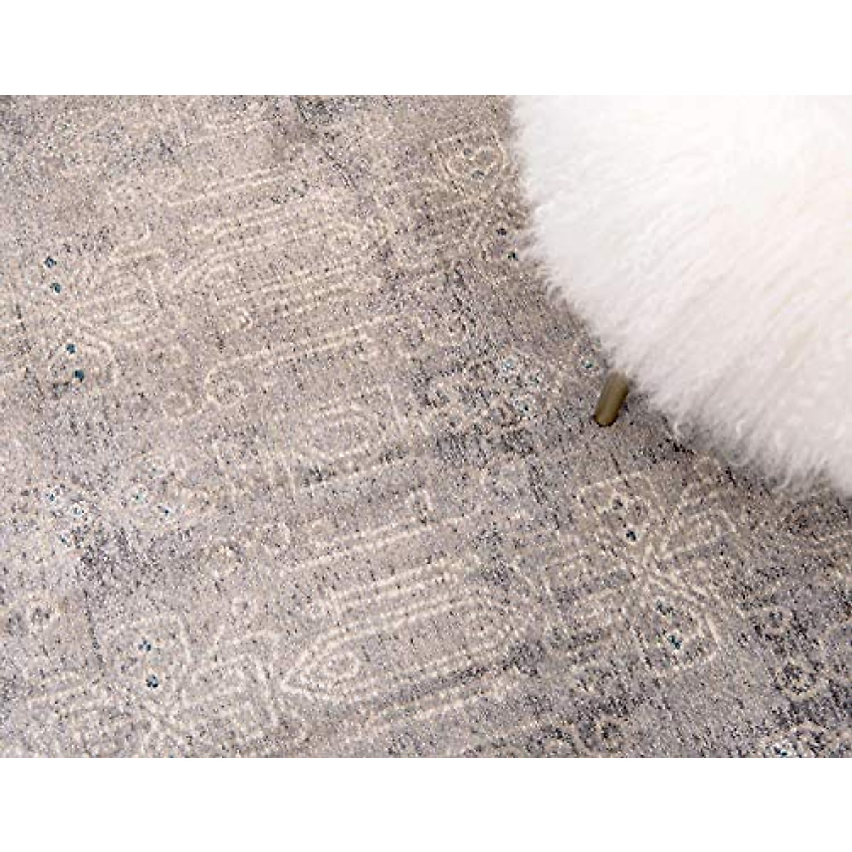 Unique Loom Salzburg Collection Classic Traditional Design Oriental Inspired Area Rug, 10 ft x 13 ft, Gray/Beige