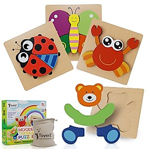 Magnetic Color and Number Maze - Wooden Puzzle Baby Toys