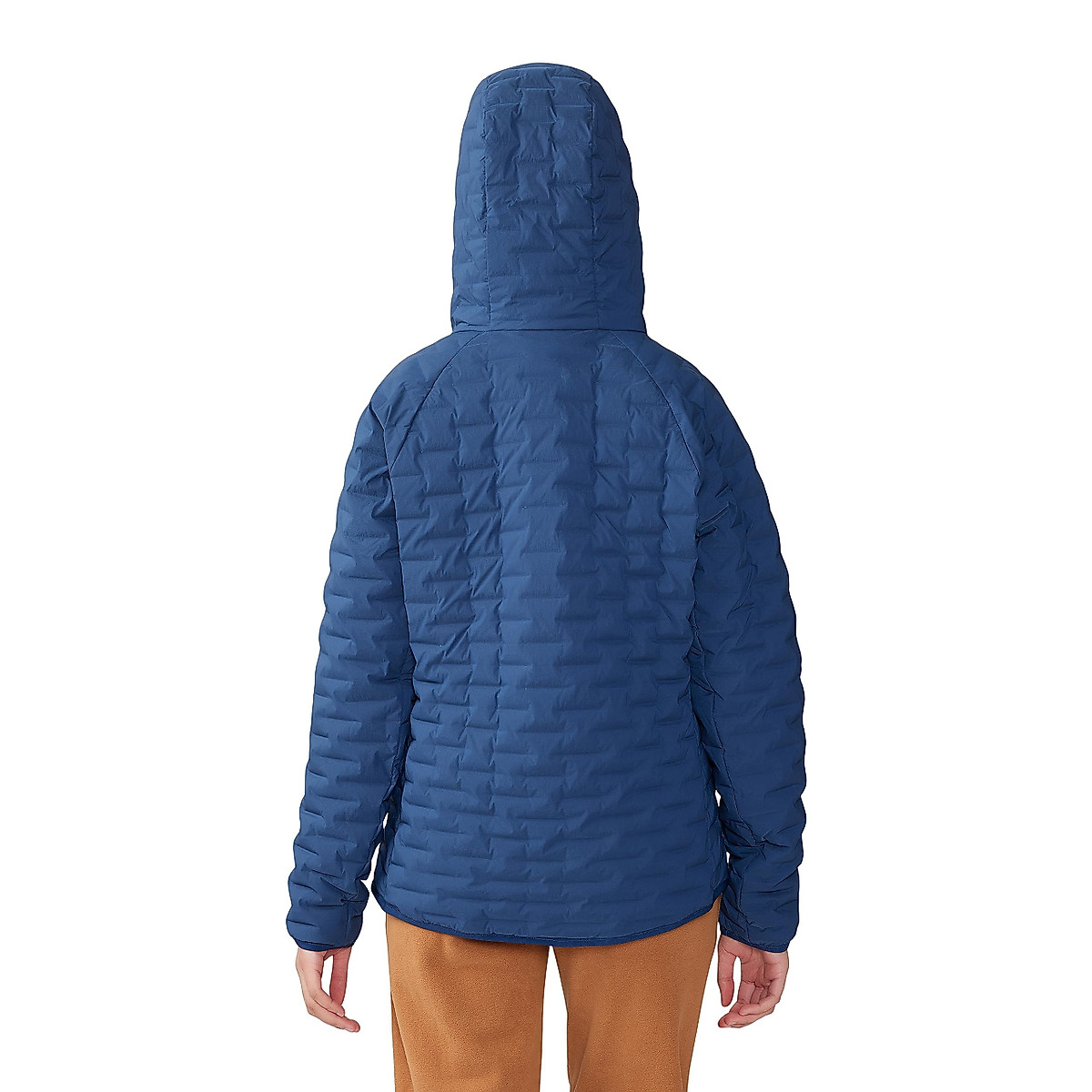 Mountain Hardwear Women's Stretchdown Light Pullover Hoody, Outer Dark, Small