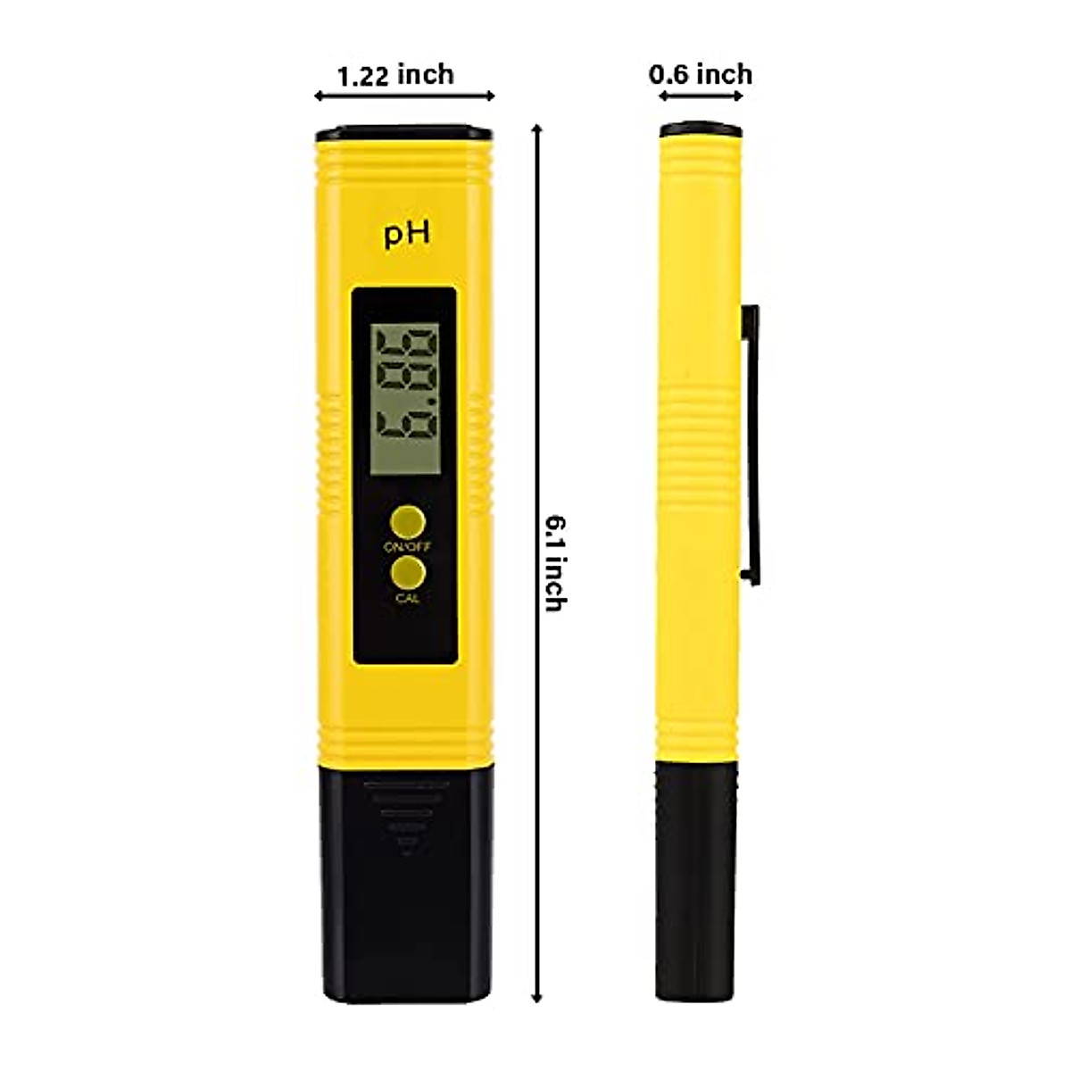 Digital pH Meter, ±0.01 High Accuracy Water Quality Tester Pen with 0-14 pH Measurement Range,for Household Drinking Water, Swimming Pool,Aquarium and Fishpond Water,pH Tester Design with ATC