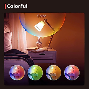 OREiN Smart WiFi Light Bulbs, Dimmable RGBW LED Light Bulbs Color Changing Light Bulb, A19 E26 60W Equivalent, Multicolor Smart Bulbs That Work with Alexa & Google Home, 1800k-6500k, High CRI, 4 Pack