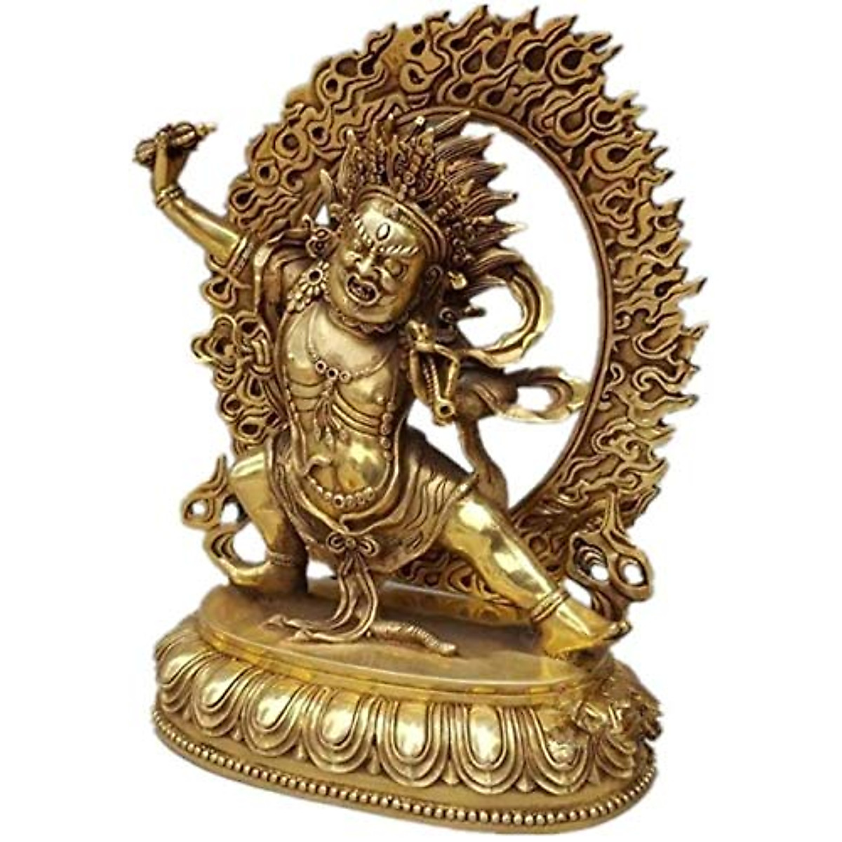 DSQK Garden Statue Supplies and Ornaments Vajra Buddha Statues Buddha Statues Tibet Tibetan Buddhism Brass Arts and Crafts Home Decoration
