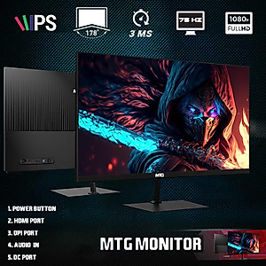 HP G3 RGB Computer PC Intel i5-6th Gen, AMD RX 550 Graphics, 32GB RAM, 240GB SSD + 1TB HDD, MTG 24 Inch Dual Monitor, RGB Keyboard Mouse, Headphone, Webcam, Win 10 Pro (Renewed)