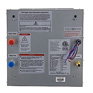 RecPro RV Tankless Water Heater | On Demand Hot Water Heater | Gas Water Heater | Remote Control Included (Black)