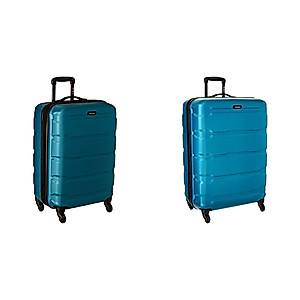 Samsonite Omni PC Hardside Spinner Set (24"/28"), Caribbean Blue