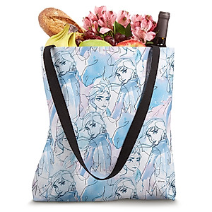 Disney Frozen 2 Anna and Elsa Watercolor Tote Bag