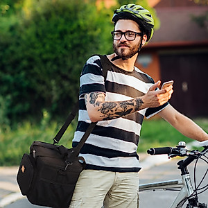 Lifewit Large Lunch Bag Insulated Lunch Box Soft Cooler Cooling Tote for Adult Men Women, 24-Can (15L), Grey and Black