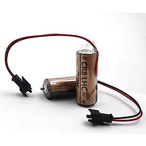 elxjar (5-Pack) 3V 3000mAh CR8-LHC Lithium Manganese Dioxide Battery Replacement for Fuji FDK CR8.LHC 17430, Toto CR8-LHC TH559EDV410R Automatic Toilet Flusher