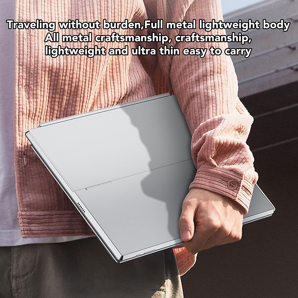 Tangxi 12.3 Inch 2 in 1 Laptop, 2880x1920 IPS Display HD Touch Screen Laptop, 2.4GHZ 5GHZ WiFi Notebook Computer for Business,Office, Home,Gaming (16+512G US Plug)