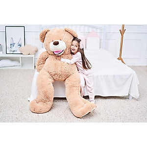 IKASA Giant Teddy Bear Plush Toy Stuffed Animals (Brown, 63 inches)