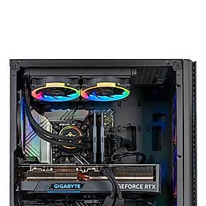 YEYIAN Yari AIO Cooled Gaming Desktop - Ryzen 7 7700X 5.40 GHz, 16GB DDR5 5600MHz RAM, 1TB NVMe SSD, NVIDIA GeForce RTX 4070 12 GB GDDR6X Graphics, VR Ready, USB-C, Windows 11 Home
