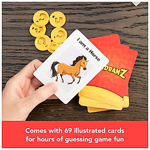 Hedbanz 2023 Edition Cards Picture Guessing Board Game- Family Games, Games for Family Game Night, Kids Games, Card Games for Families & Kids Ages 6 and Up