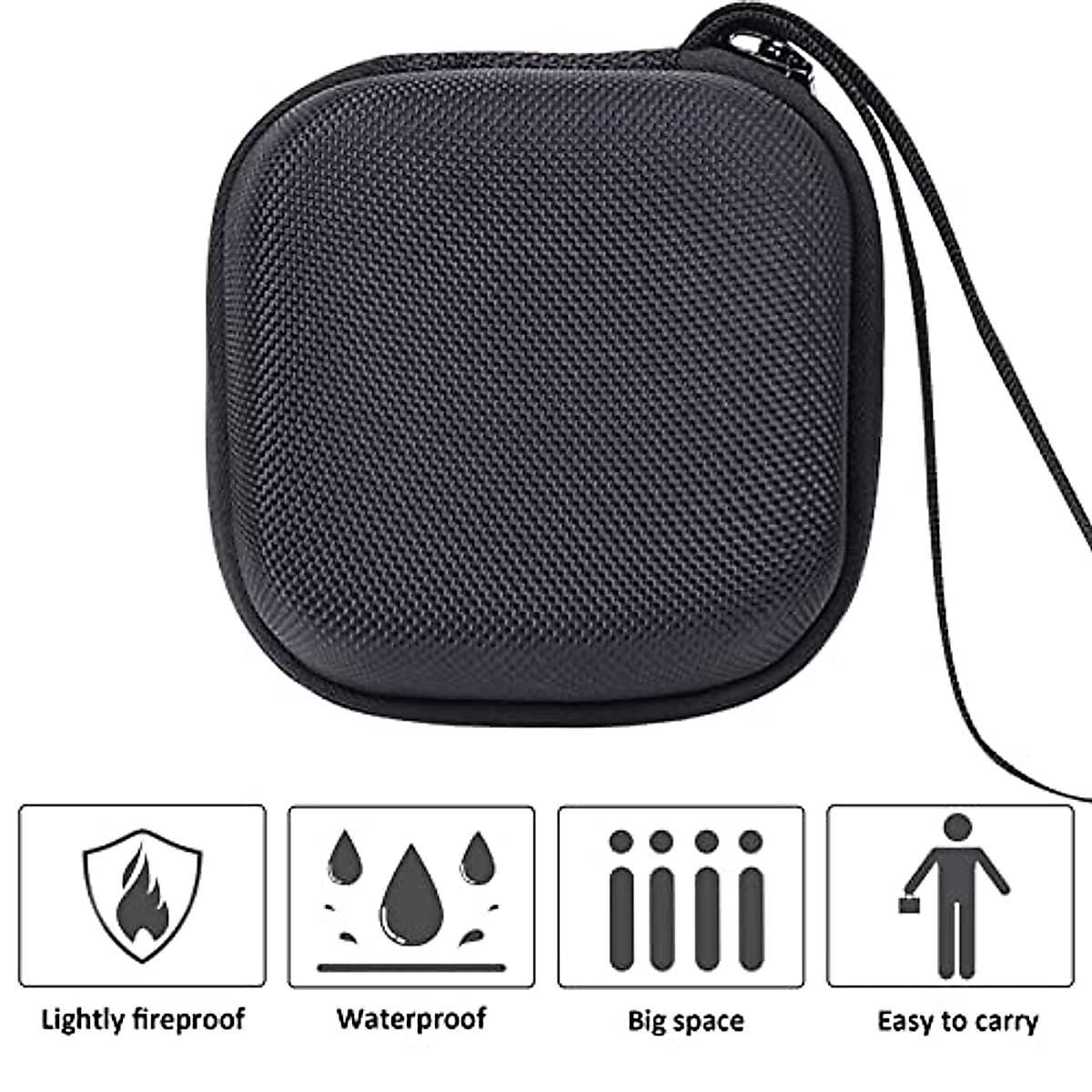 Khanka Hard Travel Case Replacement for UCOMX Nano 3 in 1 Wireless Charger,Magnetic Foldable Charging Station, Case Only