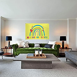 Flags for Room Teen girl right Flags, Flags Outdoor Funny Flags for Room Guys mind your own periods 3x5 Flags Decoration for Garden Sign Yard Flag