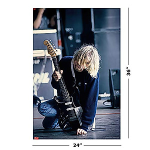 Nirvana - 3 Piece Music Poster Set (Logo/Smiley, Kurt, Krist & Dave, Kurt Live On Stage) (Size: 24" x 36" each)