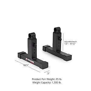 Titan Fitness Deadlift Pulling Blocks | Pair