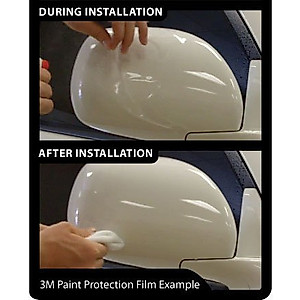 VViViD Clear Bra Paint Protection Bulk Vinyl Wrap Film 6 Inches x 120 Inches Including 3M Squeegee and Black Felt Applicator