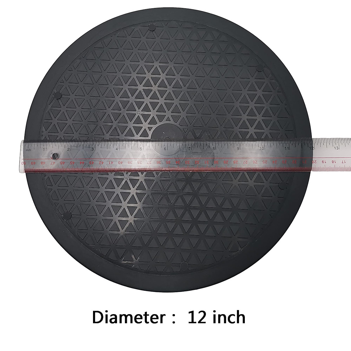 12 Inch Heavy Duty Swivel Ball Bearing Stand 360˚ Rotation Lazy Susan Turntable for TV, Monitors, Laptops, Artwork, Plants,