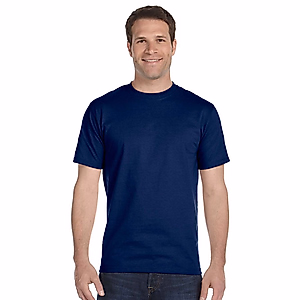 Gildan Mens DryBlend 50 Cotton/50 Poly T-Shirt, XL, Navy
