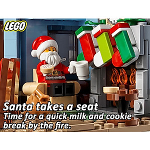LEGO Icons 10293 Santa's Visit Winter Village Collections (1445 Pieces)