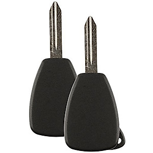 Discount Keyless Replacement Uncut Car Keyless Entry Remote Fob Key Compatible with OHT692713AA, OHT692427AA, KOBDT04A (2 Pack)