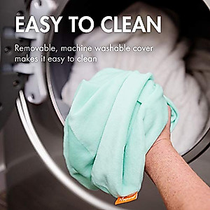 Boon Puff Inflatable Baby Bather with Quick Dry Microfleece Cover, Multi