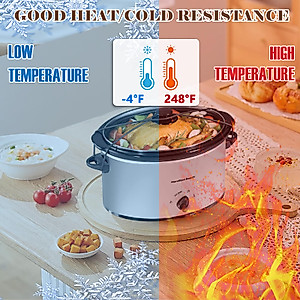 (2 Pack) IWIWE Lid Latch Strap Rubber Band 6,7,8 Quart Compatible with Hamilton Beach Crock Pot Slow Cooker WHT Black Reliable Silicone