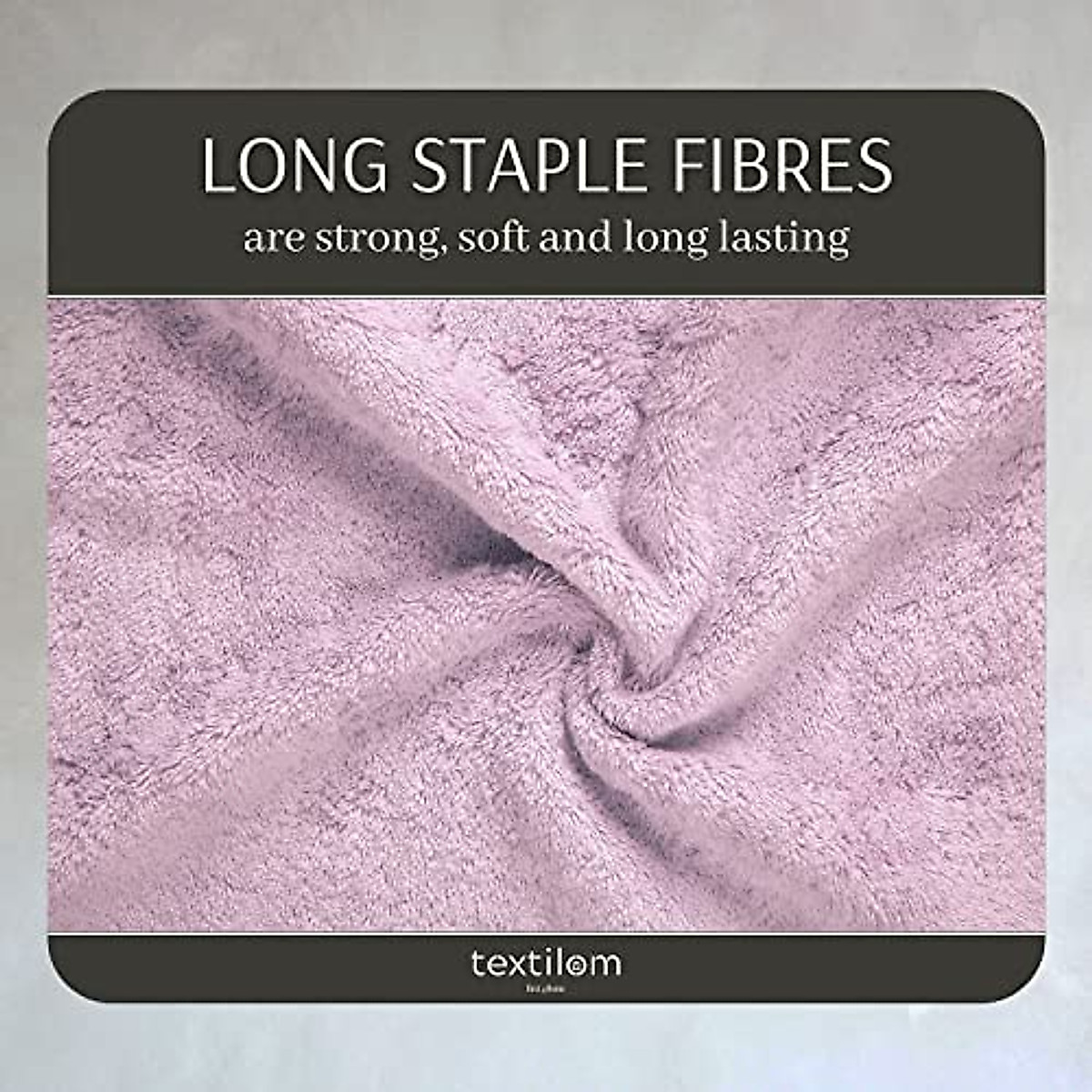 TEXTILOM Turkish Hand Towels for Bathroom – Hotel and Spa Quality & Soft & Absorbent & Quick Dry Bathroom Hand Towels – 100% Cotton Turkish Hand Towel Set of 4 (16 x 28 inches)- Lavender