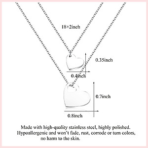 MANVEN Mother's Day Gift Ideas, Mothers Day Gifts for Mom Mother Daughter Necklace Daughter Gift from Mom Matching Mommy and Me Jewelry Gifts for Mom Daughter