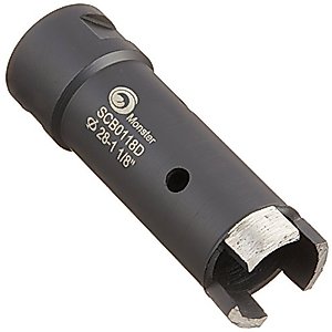 Toolocity SCB0118D 1-1/8-Inch Monster Dry/Wet Diamond Granite/Concrete Core Drill Bits/Hole Saws